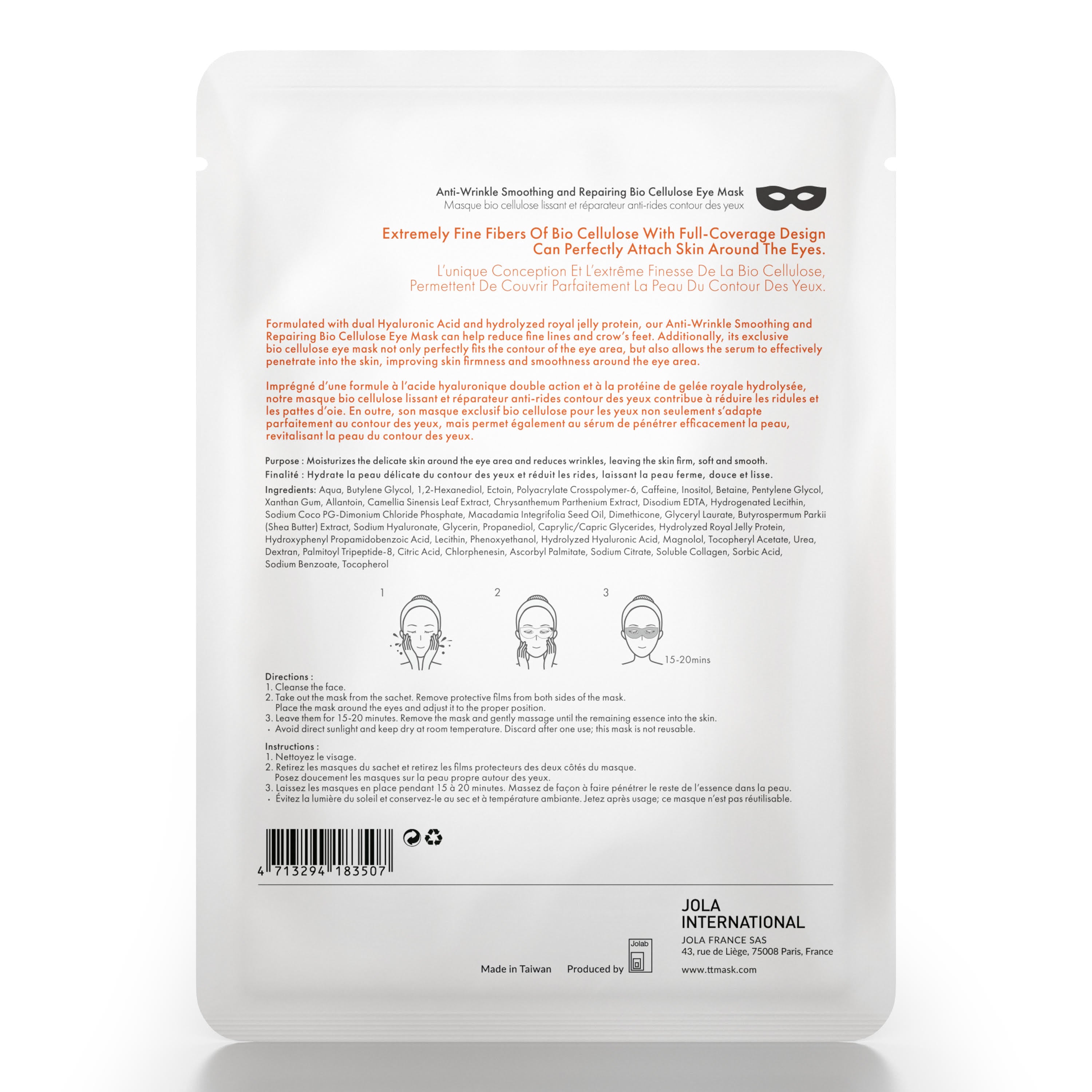 Timeless Truth Mask Anti-Wrinkle Smoothing & Repairing Eye Mask ...